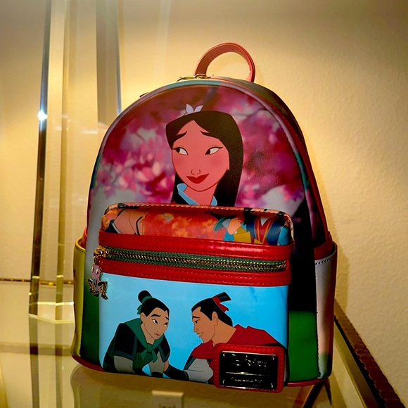 Disney | Bags | Mulan Loungefly Disney Backpack | Poshmark